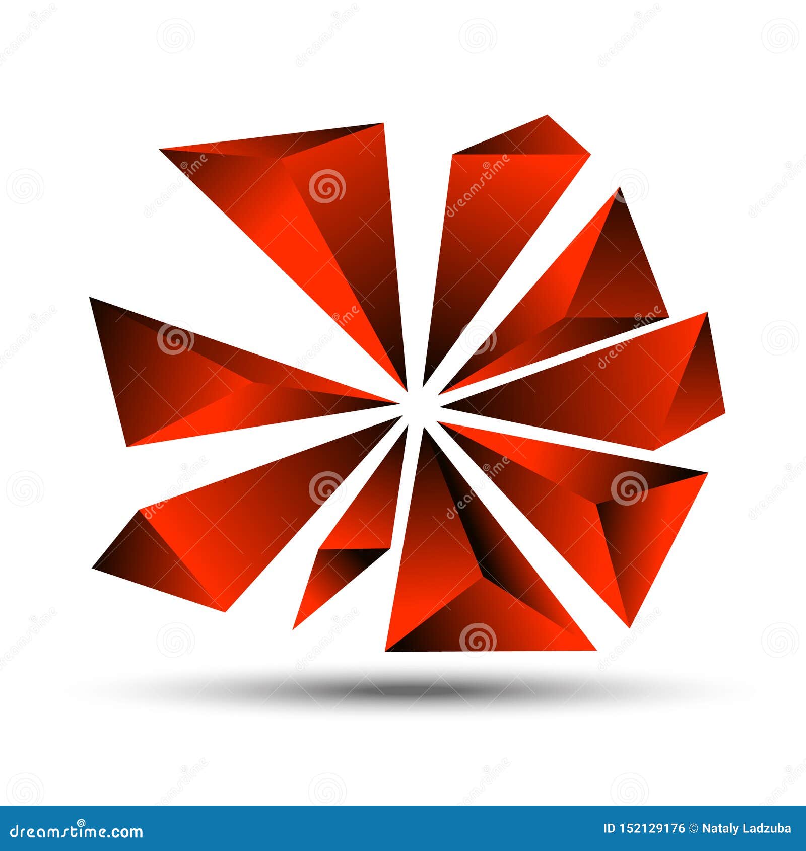 Explosion Of Pyramid Royalty-Free Stock Photo | CartoonDealer.com #18749685