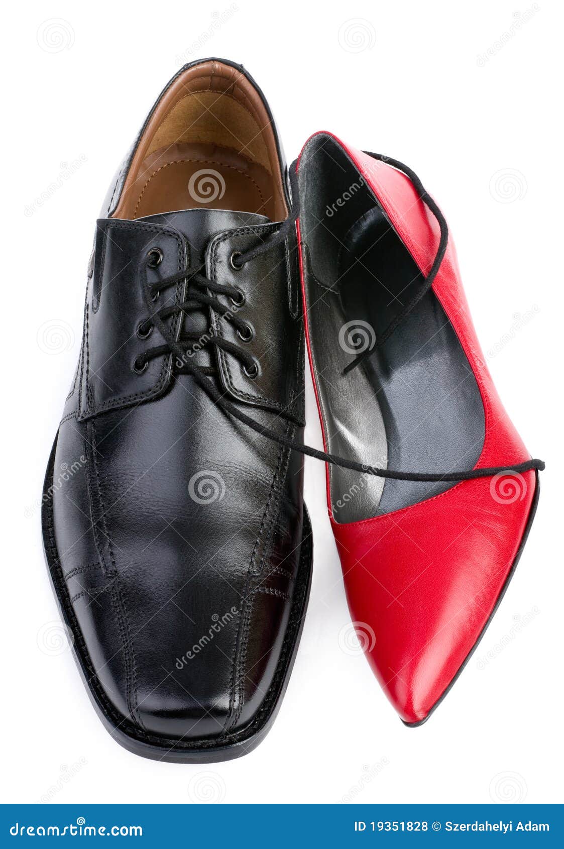 Red and black shoes stock photo. Image of pump, shoe - 19351828