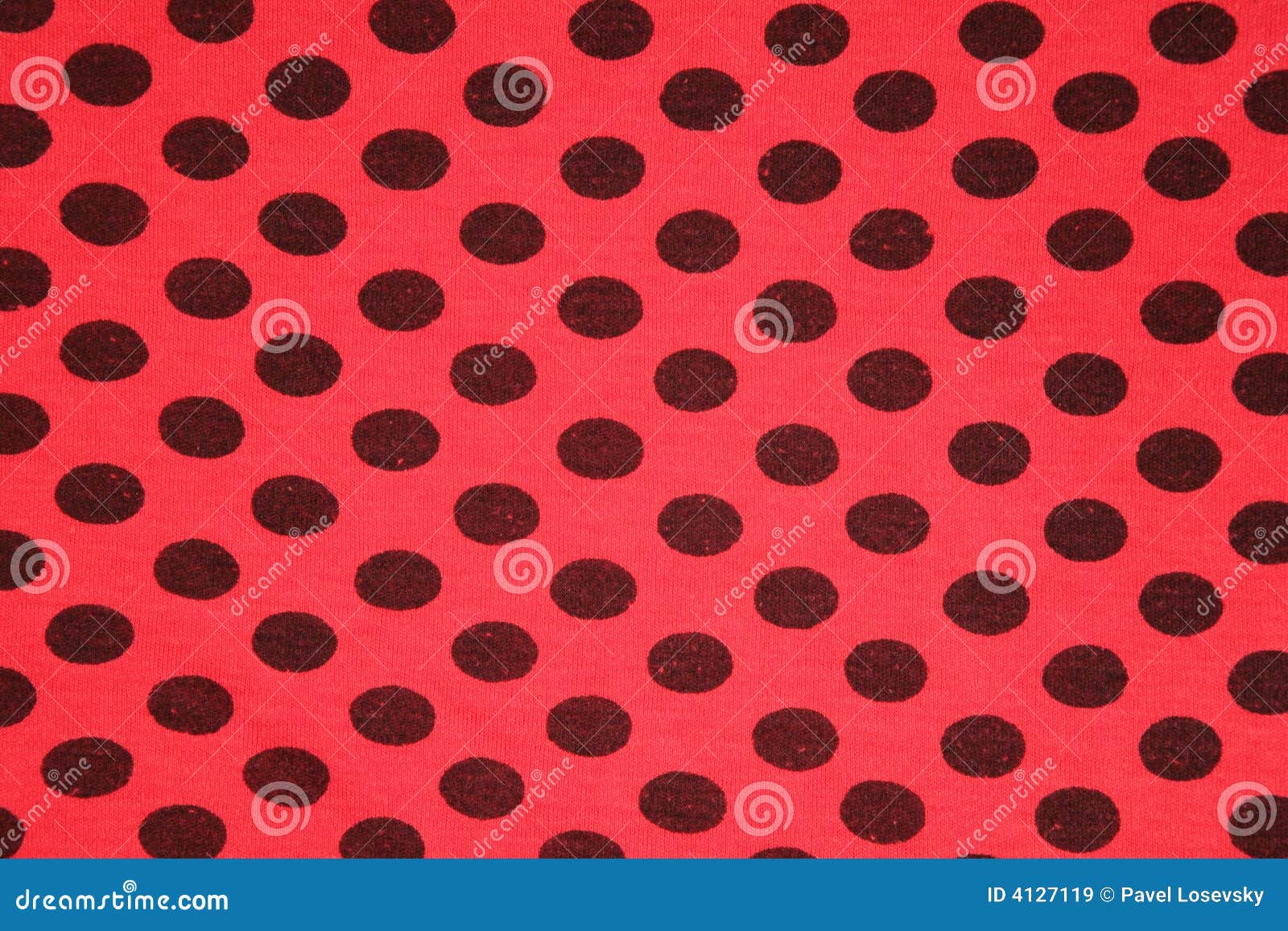 Red with Black Spots Textile Texture Stock Image - Image of textile ...