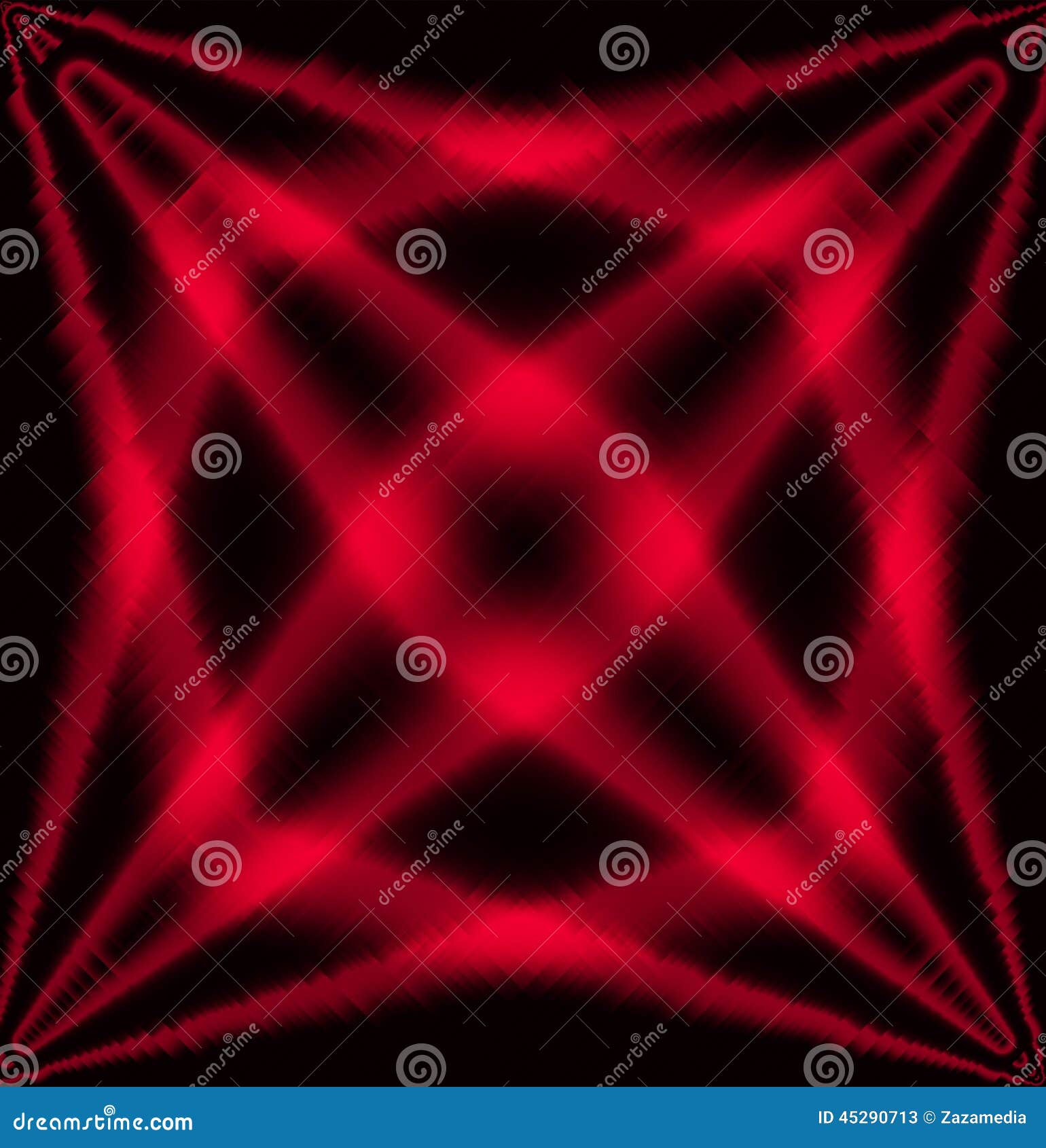 Red and Black Star Effect Light Abstract Background Stock Illustration ...