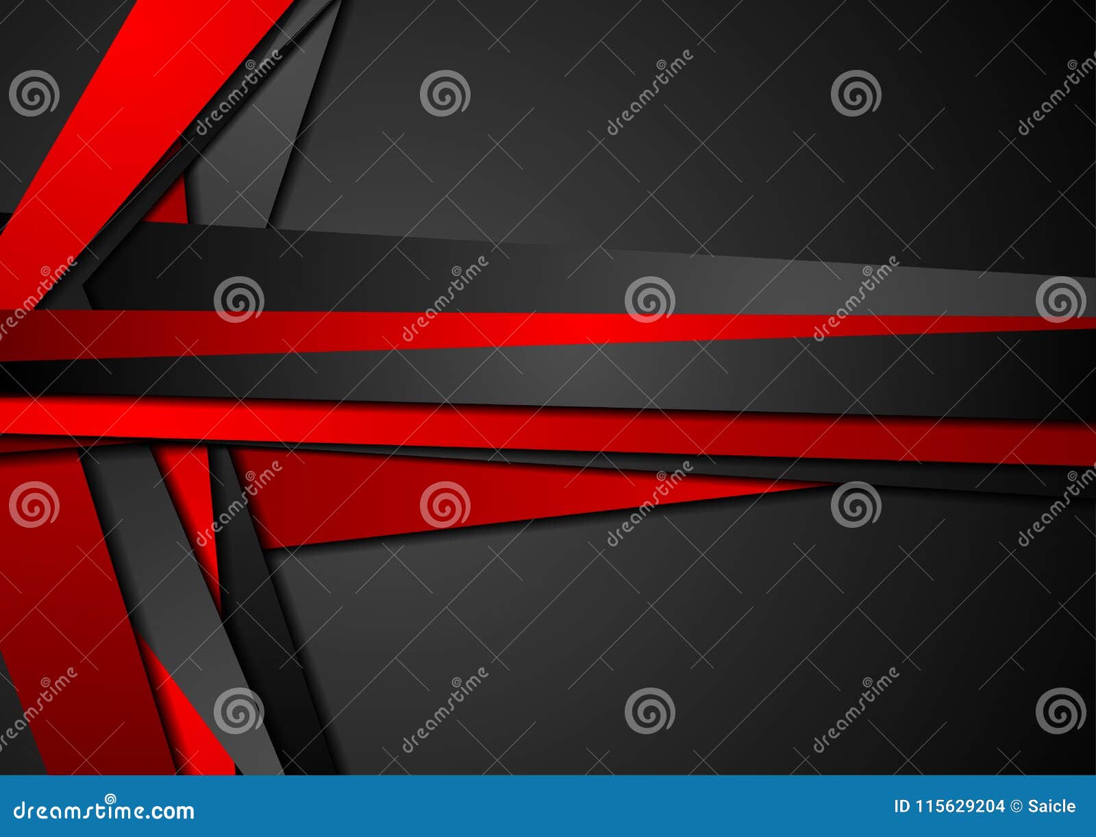 Red Black Tech Concept Abstract Background Stock Vector - Illustration ...