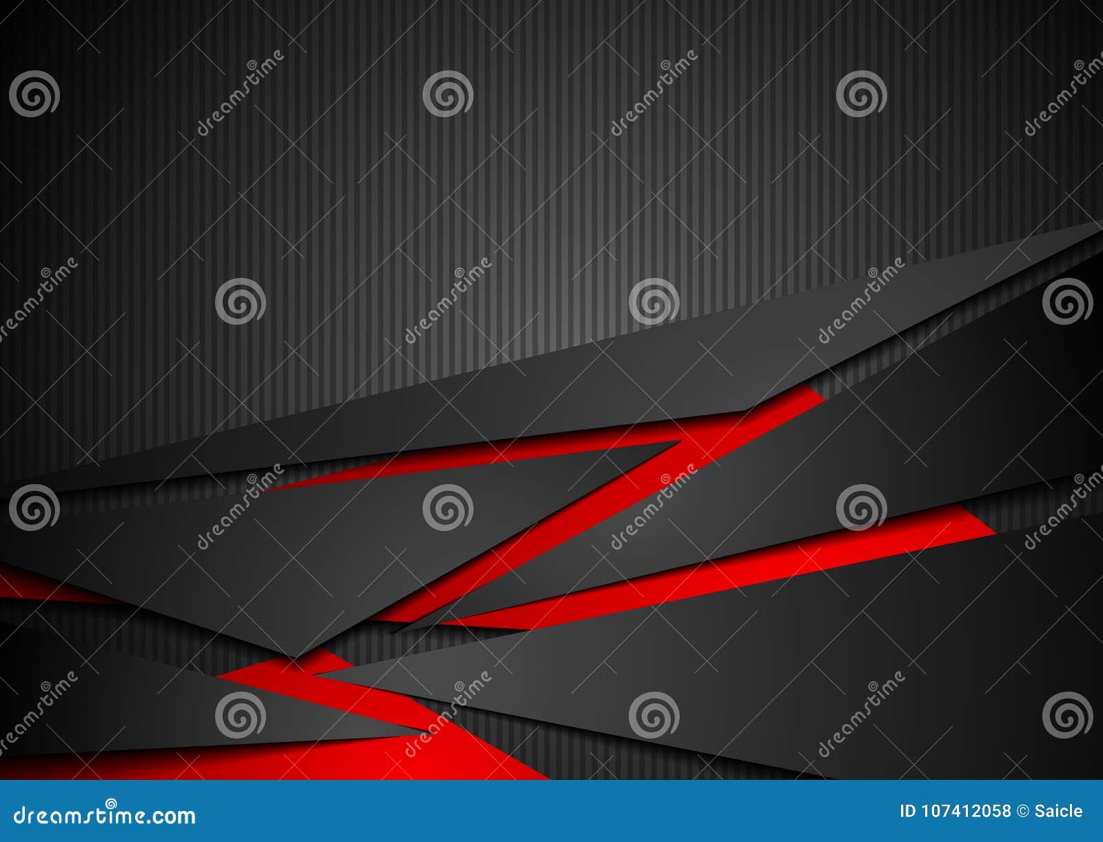 Red and Black Tech Corporate Abstract Background Stock Vector ...