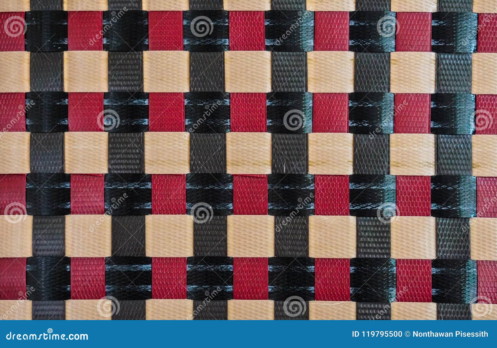 Plastic Plaited Basket Weave Pattern Stock Photo - Image of weave ...
