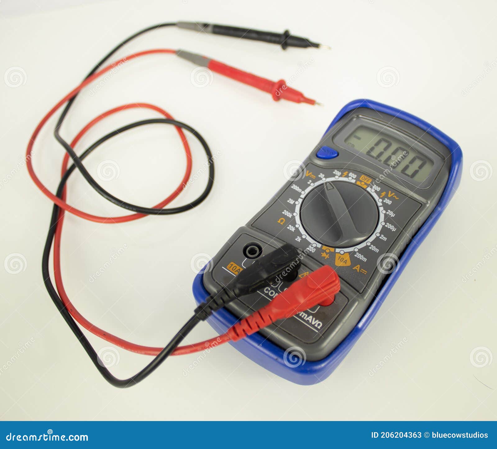 Red and Black Wire Probe Connected To a Multimeter Stock Image - Image ... Red and Black Wire Probe Connected To a Multimeter Stock Image - Image ...