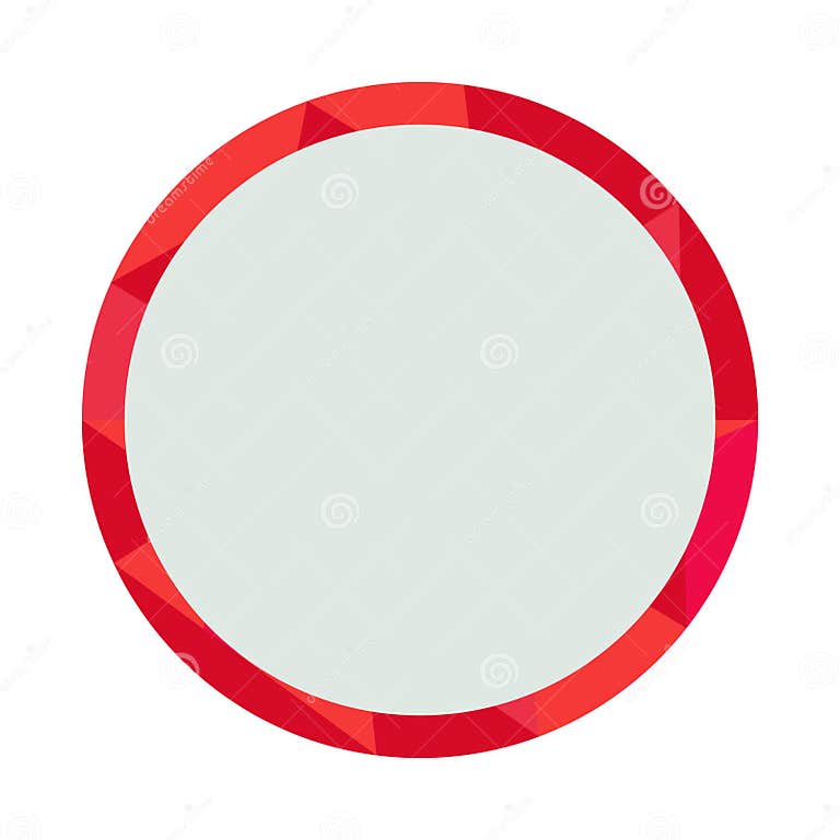 Red Blank Circle Brochure Element Design Stock Vector - Illustration of ...
