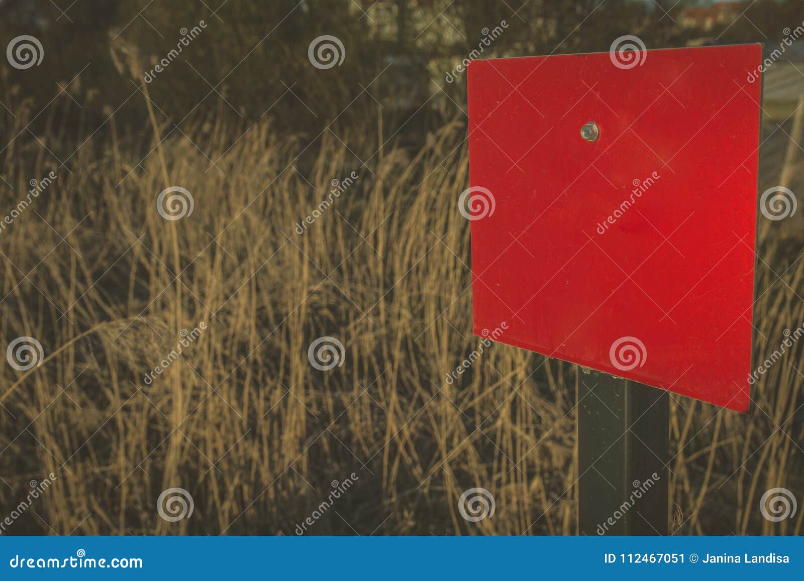 Red Rectangular Sign Reading Drive Thru For Fast Food Restaurant ...