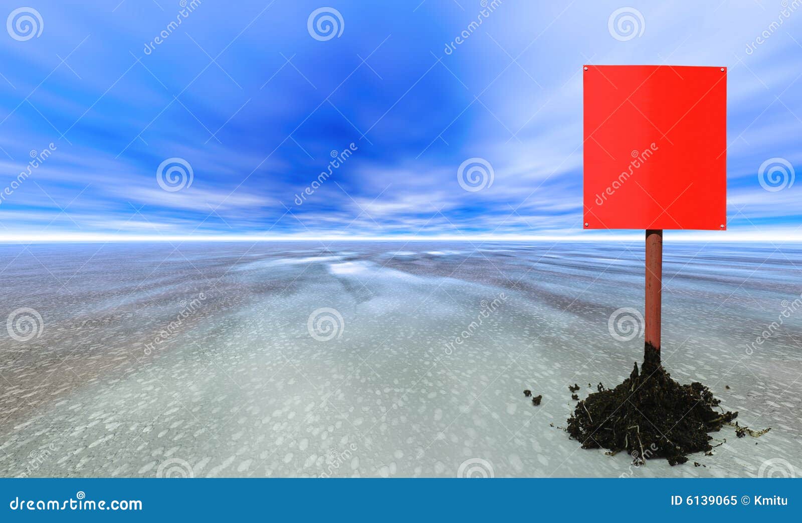 Red blank sign post stock image. Image of infinity, notify - 6139065