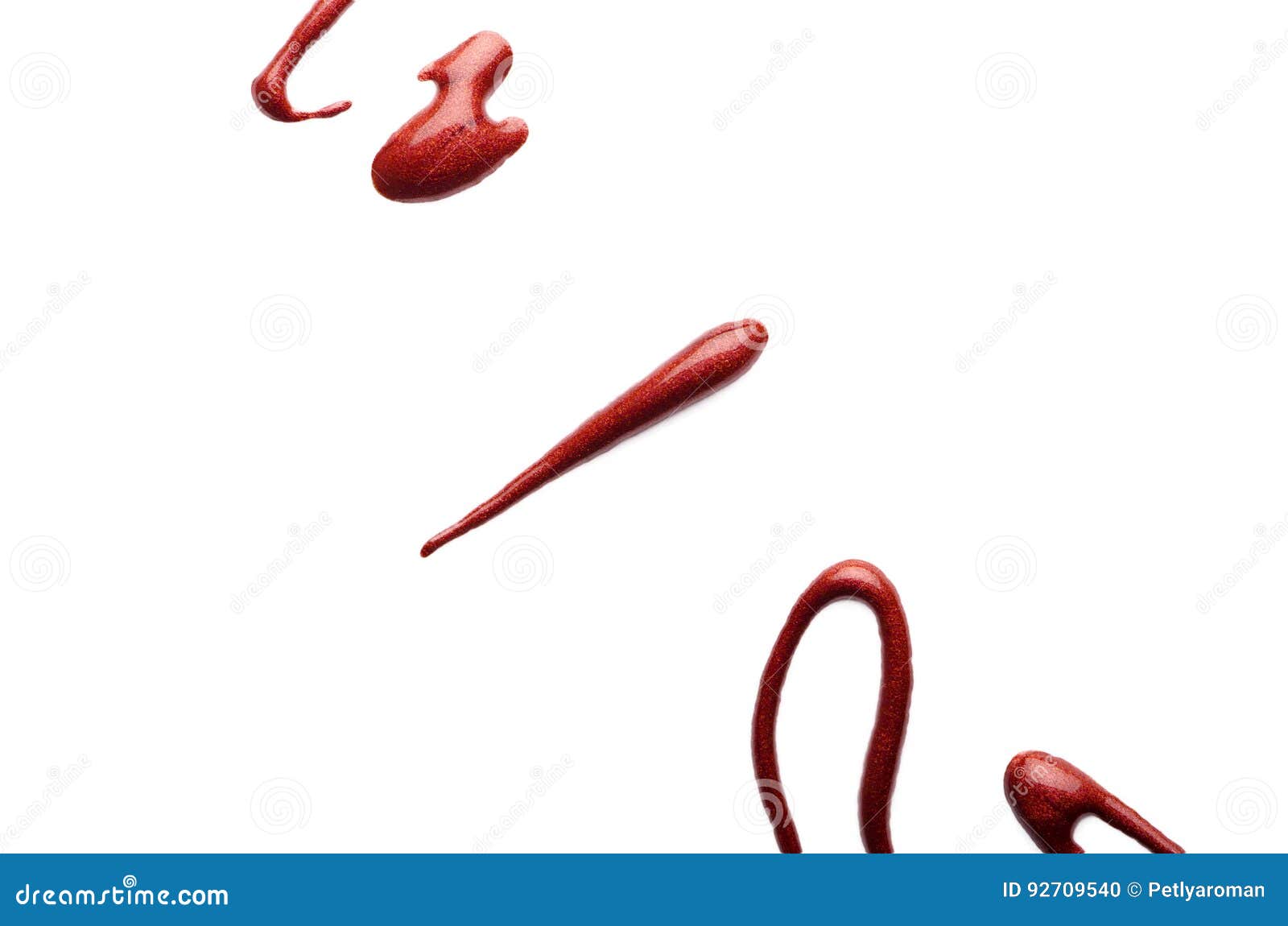 Red Blob Metallic on White Background Stock Photo - Image of artist ... Red Blob Metallic on White Background Stock Photo - Image of artist ...