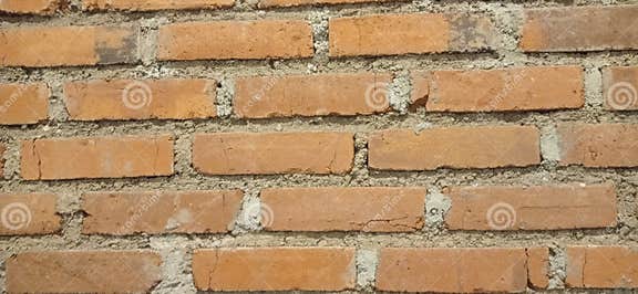 Red Block Bricks Wall Building Stock Image - Image of wall, bricks ...