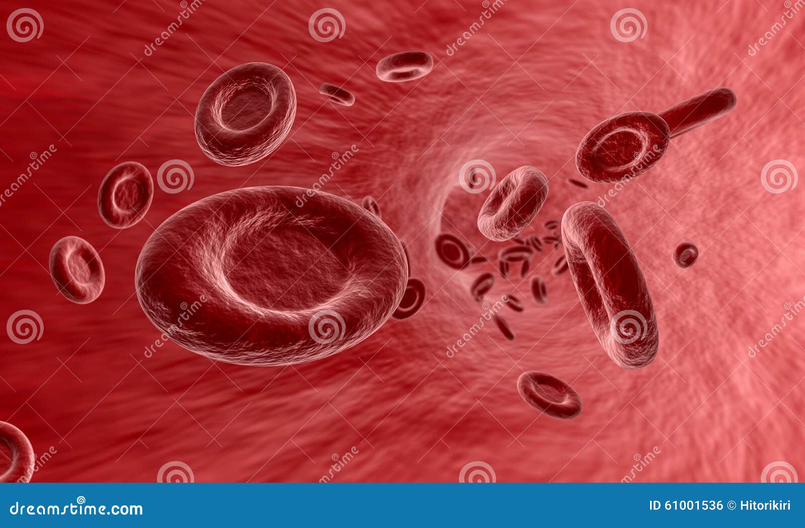 Red blood cell stock illustration. Illustration of color - 61001536