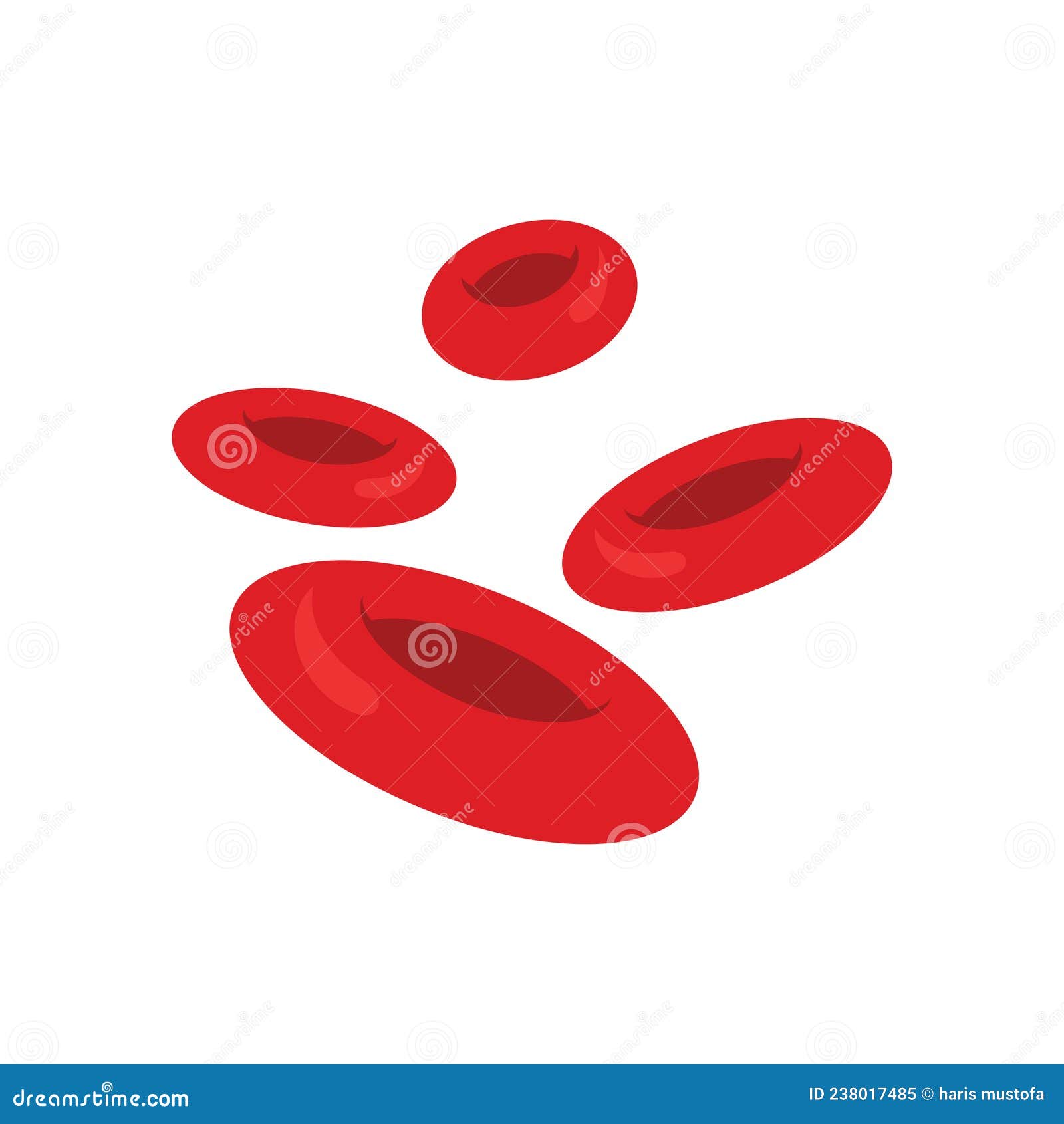 Red Blood Cell Icon Design Template Vector Isolated Stock Illustration ...