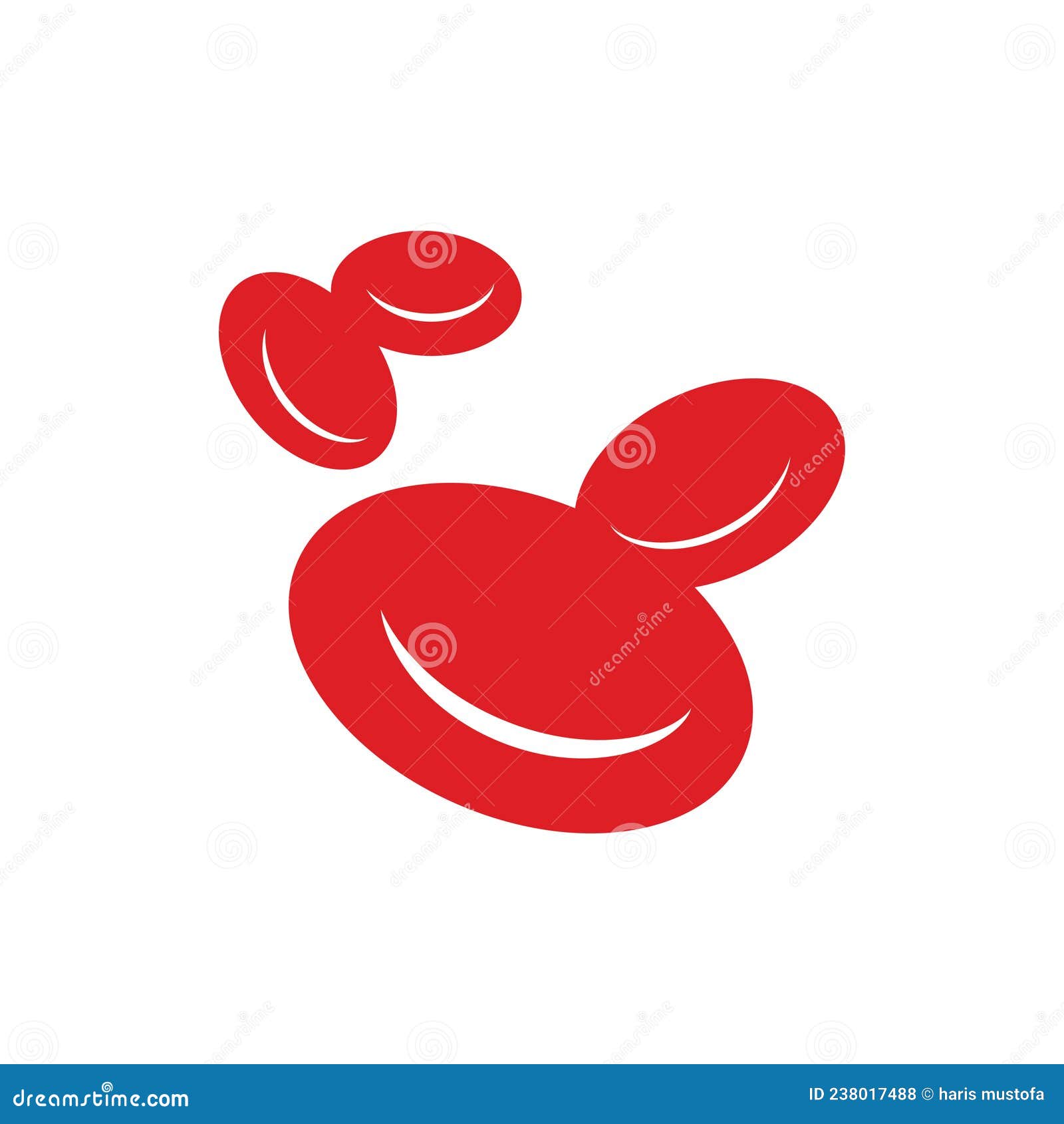 Red Blood Cell Icon Design Template Vector Isolated Stock Vector ...