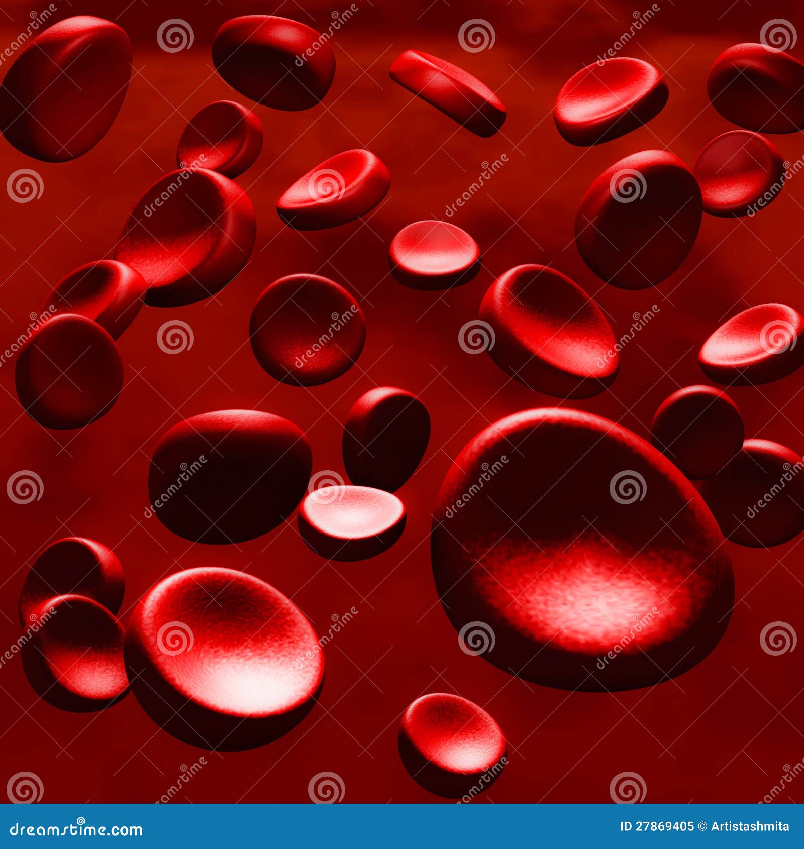 Red blood cells stock illustration. Illustration of cell - 27869405
