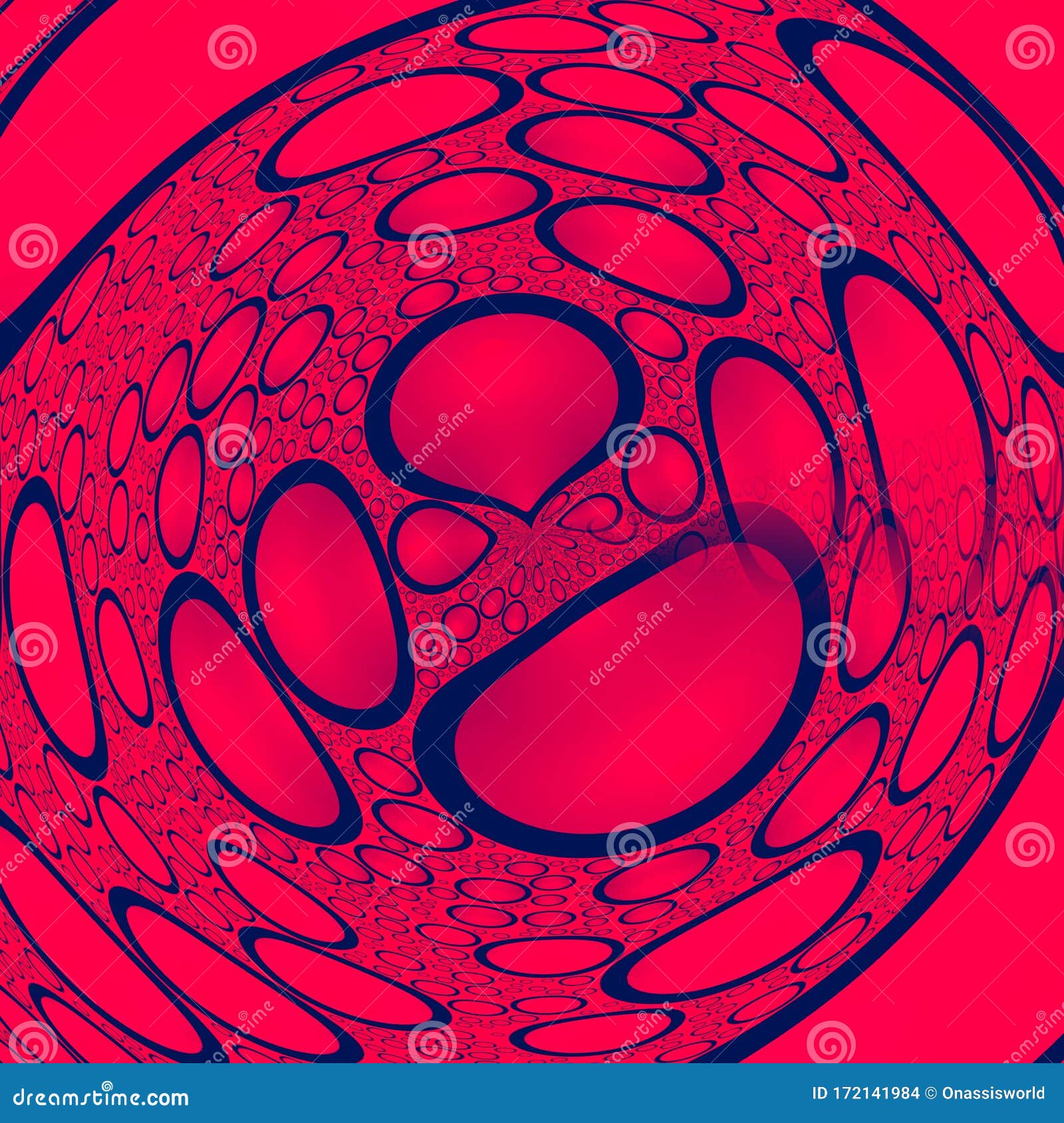 Red Blood Cells Abstract Art Background Stock Illustration ...