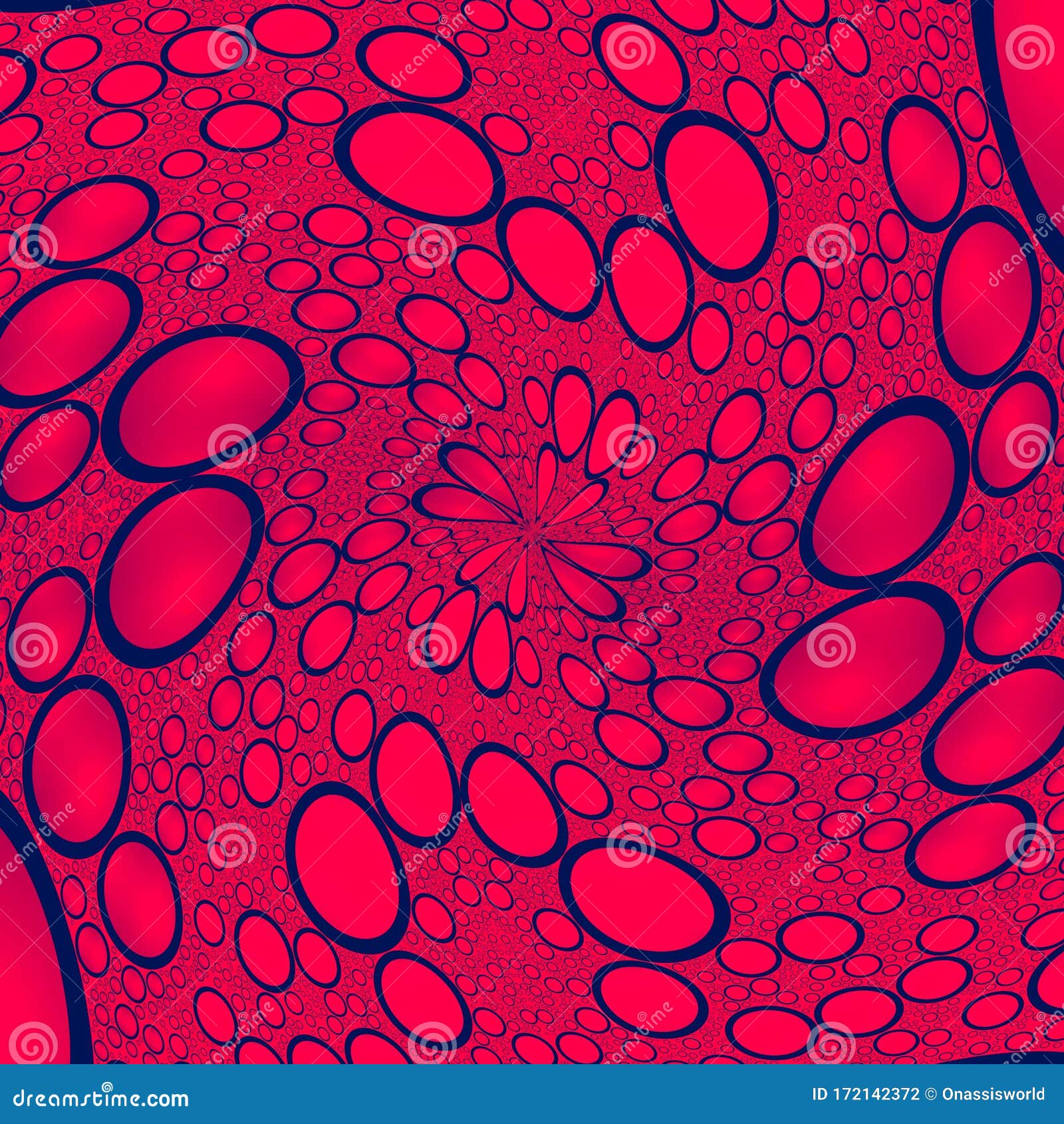 Red Blood Cells Abstract Art Background Stock Illustration ...