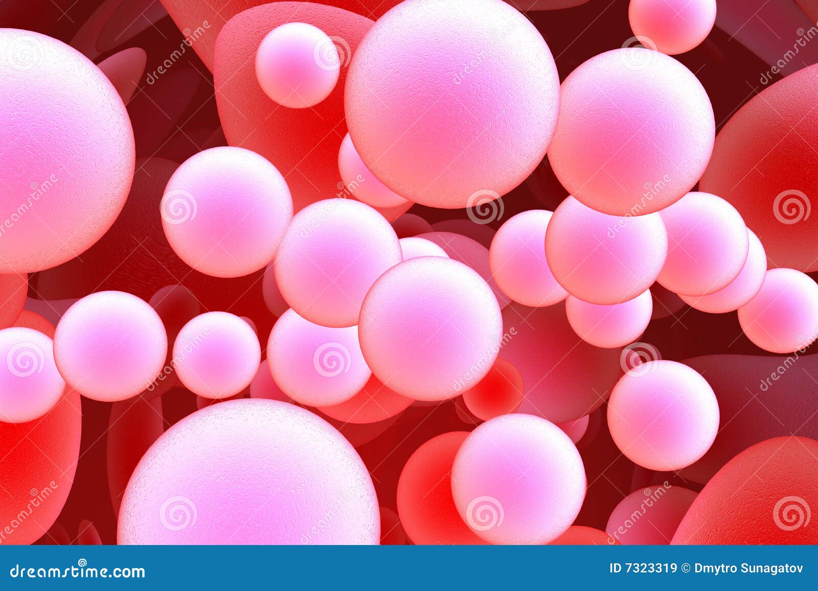 Red blood cells background stock illustration. Illustration of artery ...