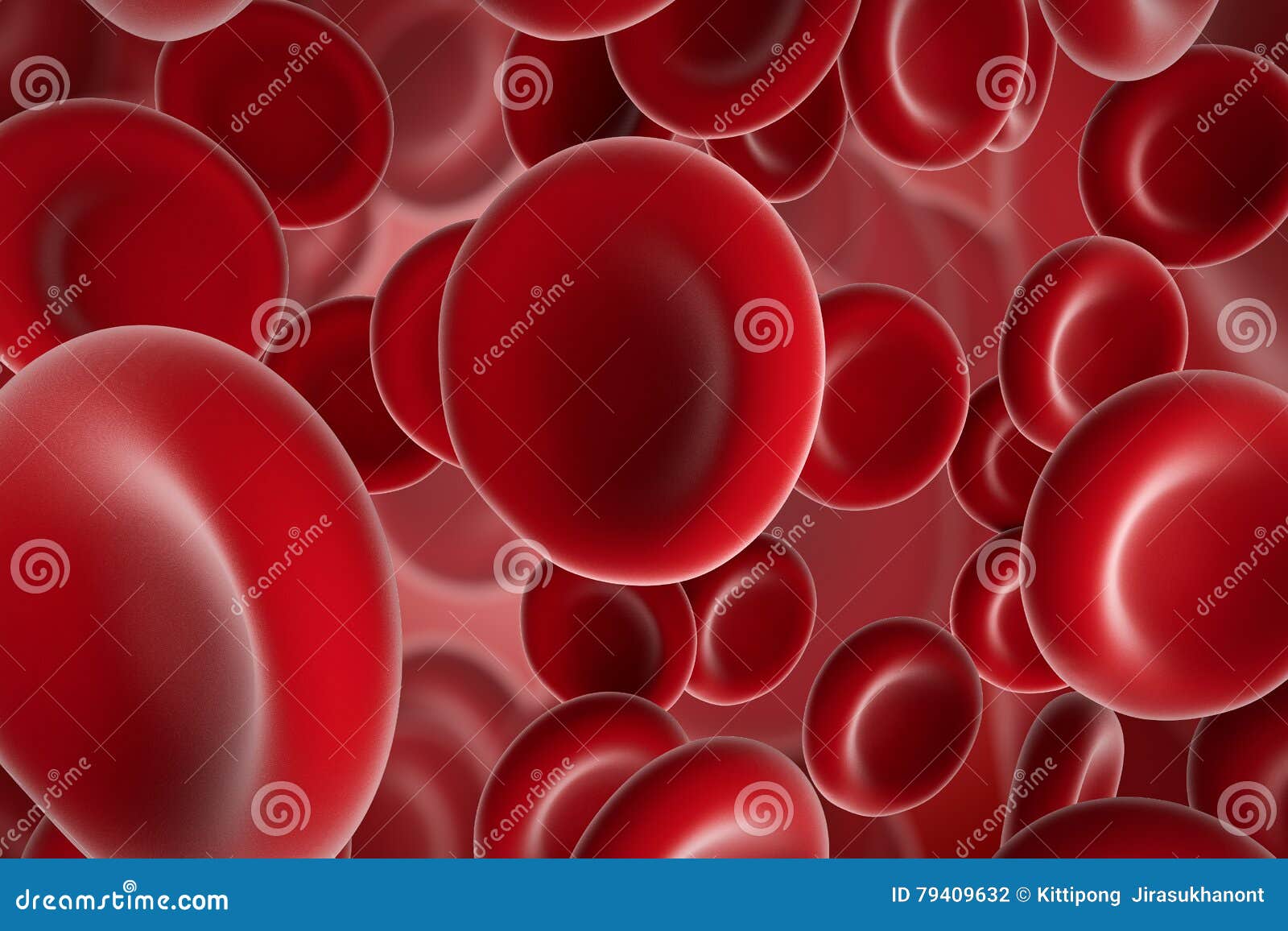 Red blood cells stock illustration. Illustration of biology - 79409632