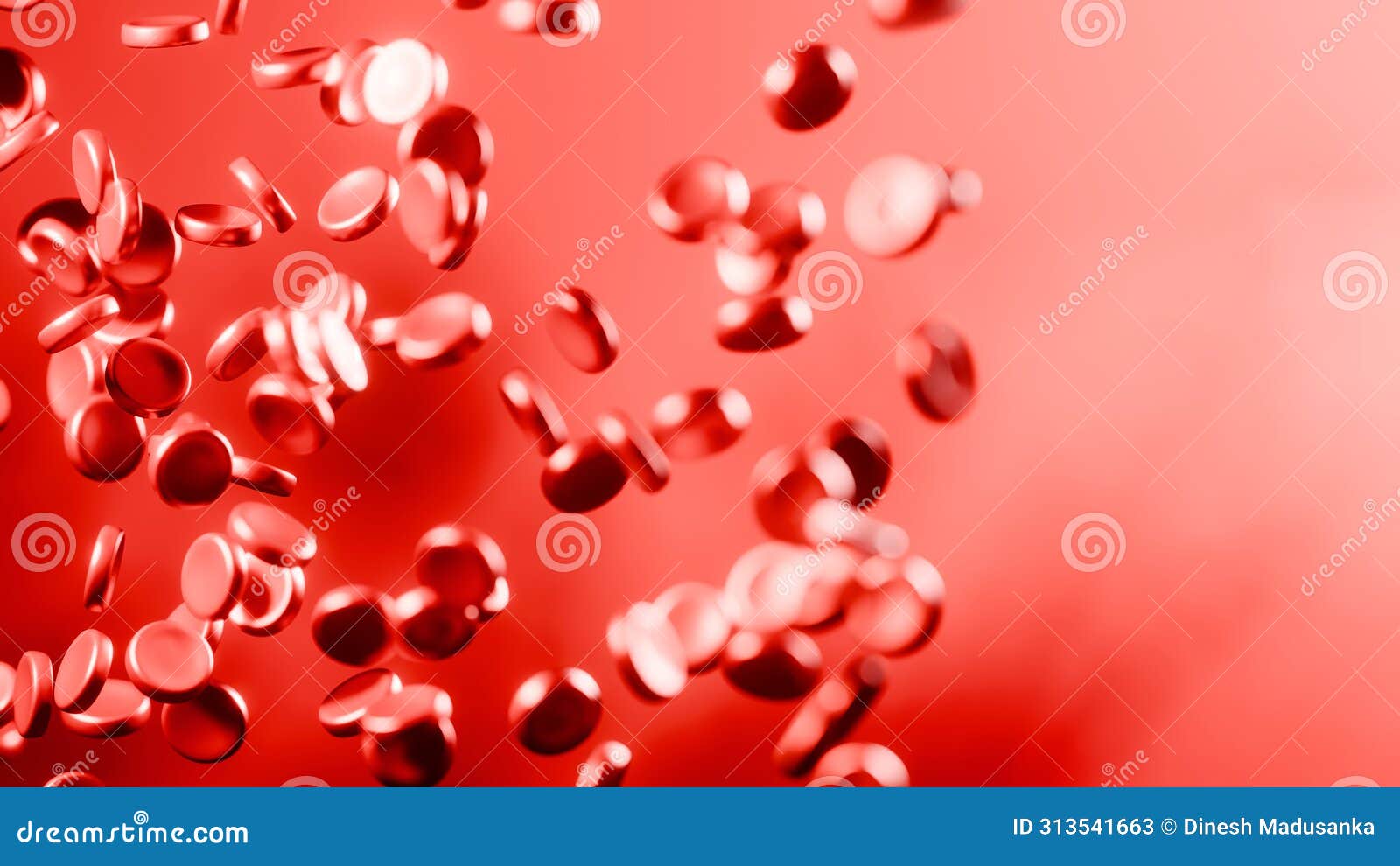 Red Blood Cells High Resolution 3d Image Stock Illustration ...
