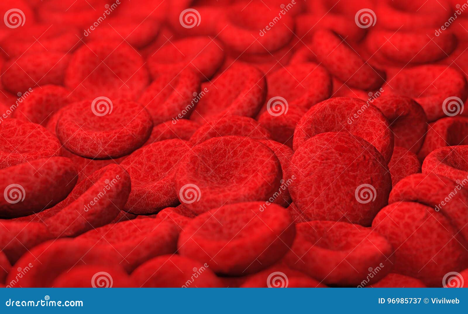 Red blood cells background stock illustration. Illustration of micro ...