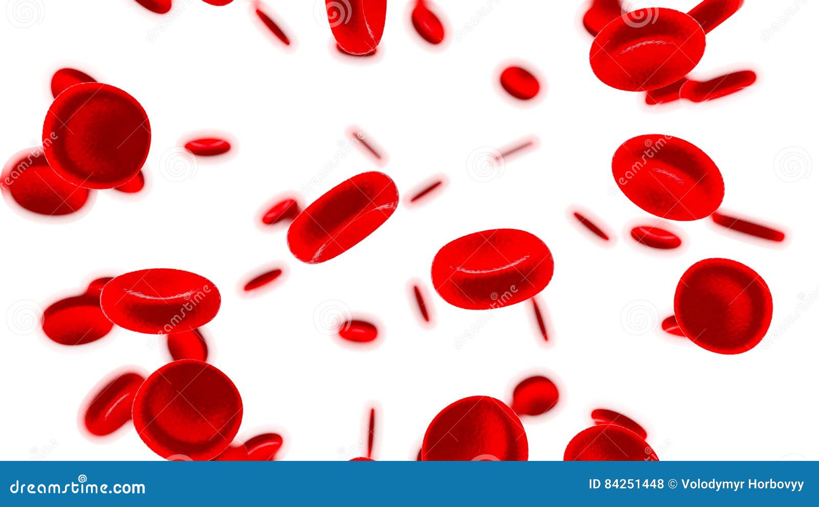 Red blood cells 3D render stock illustration. Illustration of health ...