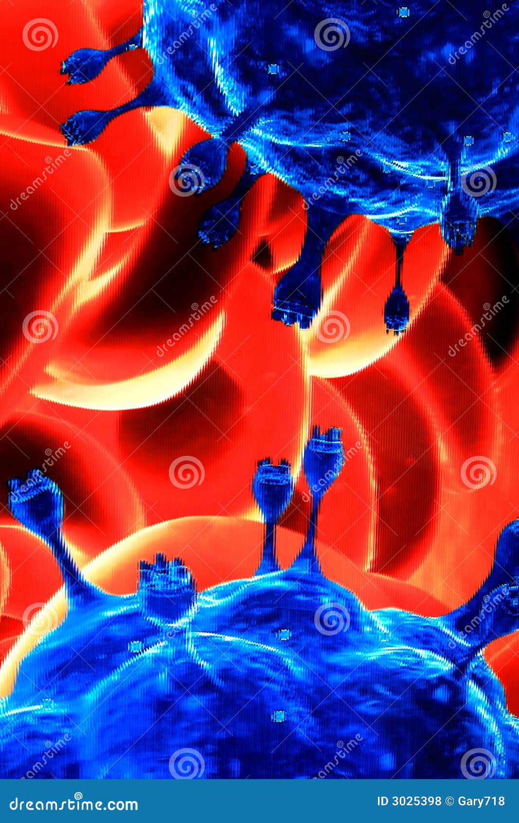 Red Blood Cells And Germs Stock Photo | CartoonDealer.com #3025398