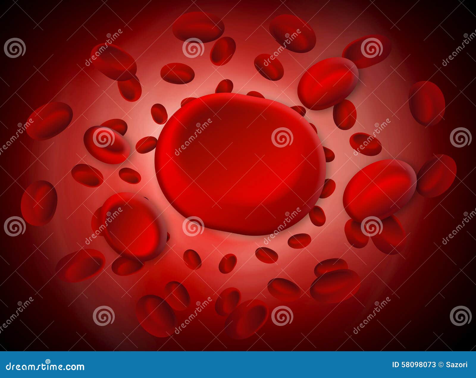 Red blood cells stock illustration. Illustration of high - 58098073
