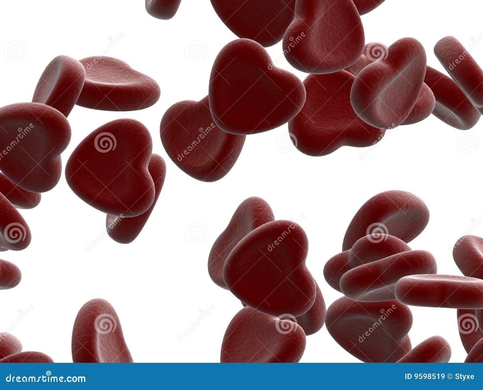 Red Heart Bloodcells Royalty-Free Stock Image | CartoonDealer.com #9598528