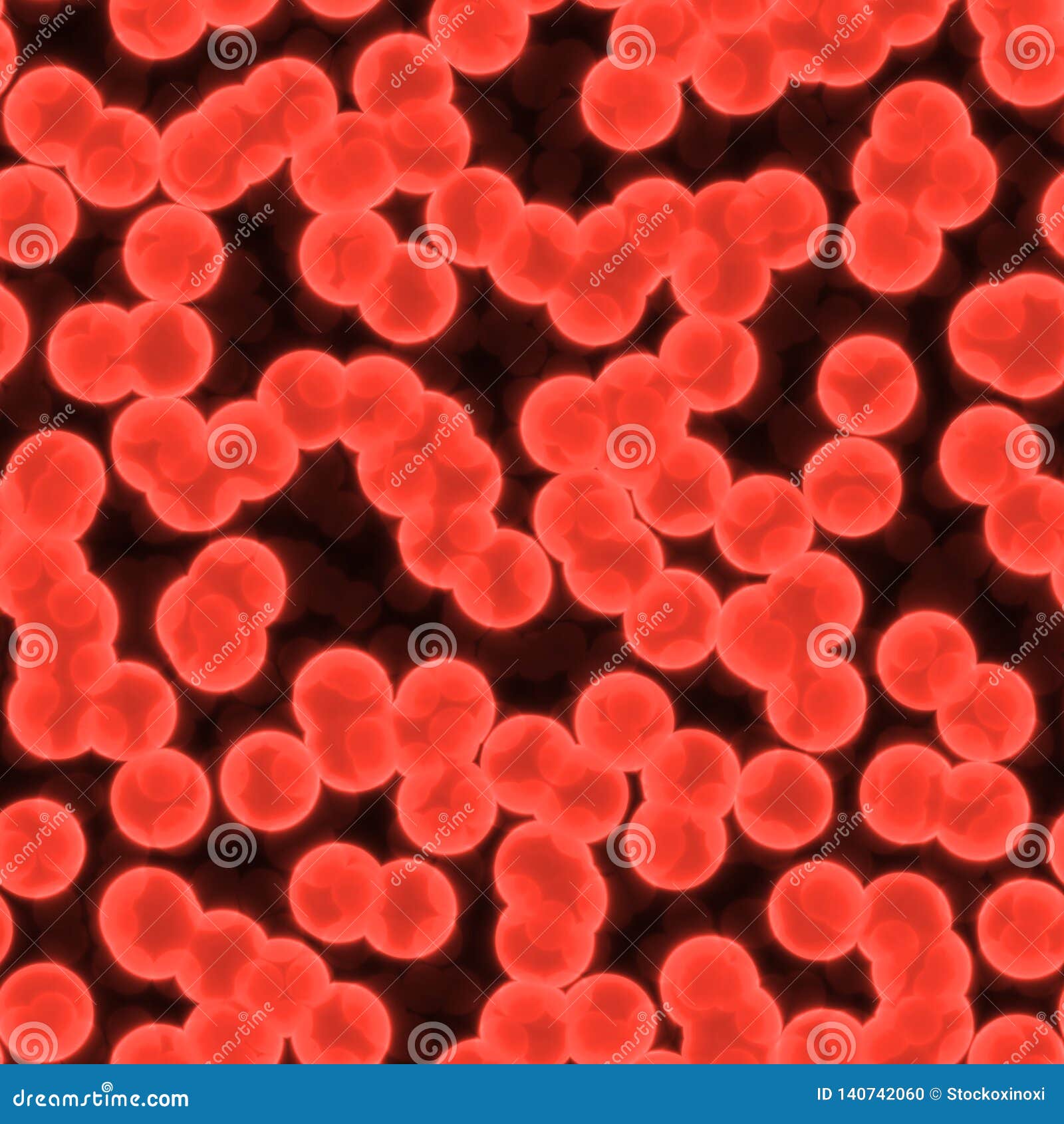 Red Blood Cells Pattern Seamless 2 Stock Illustration - Illustration of ...