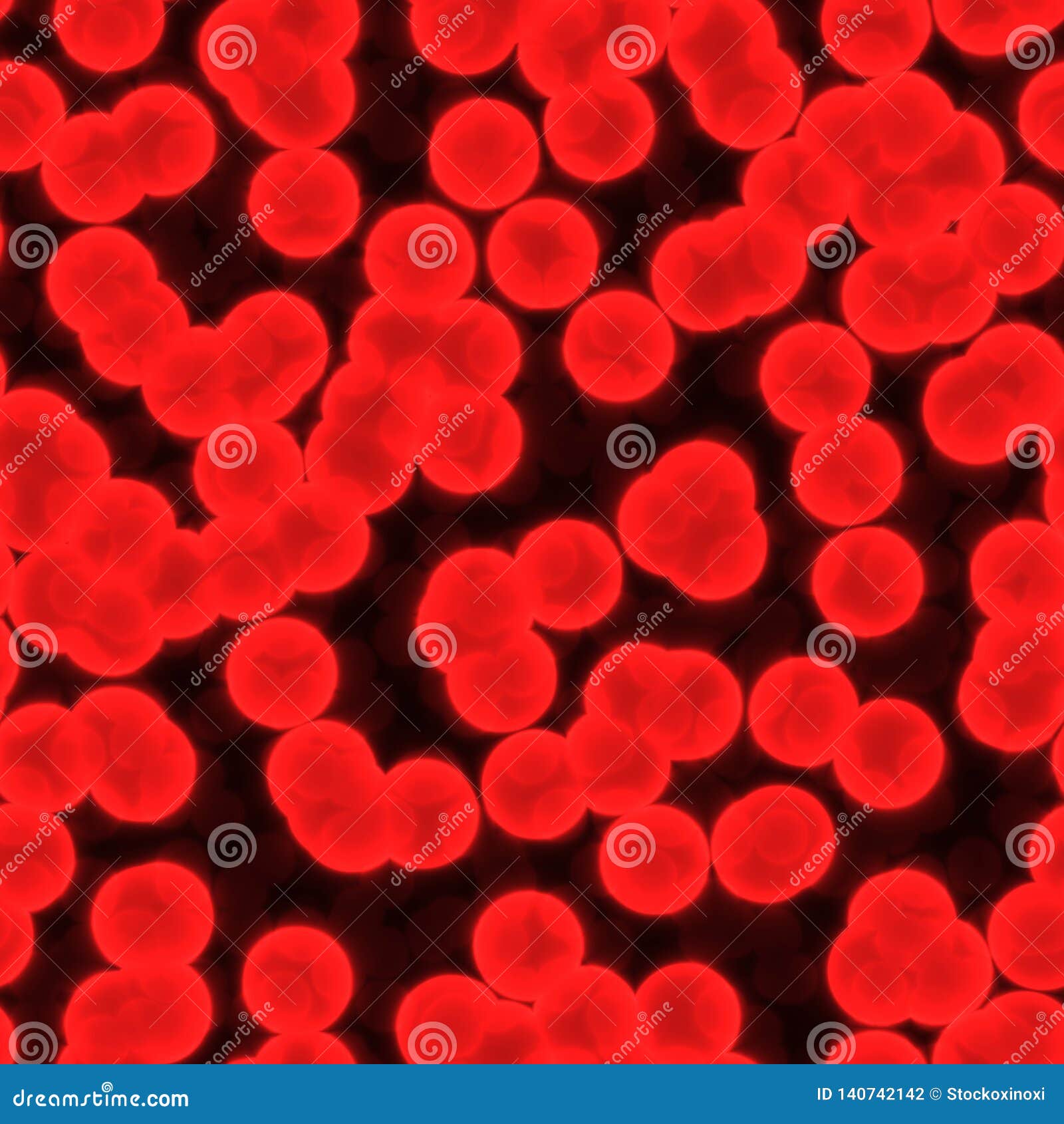 Red Blood Cells Pattern Seamless 3 Stock Illustration - Illustration of ...