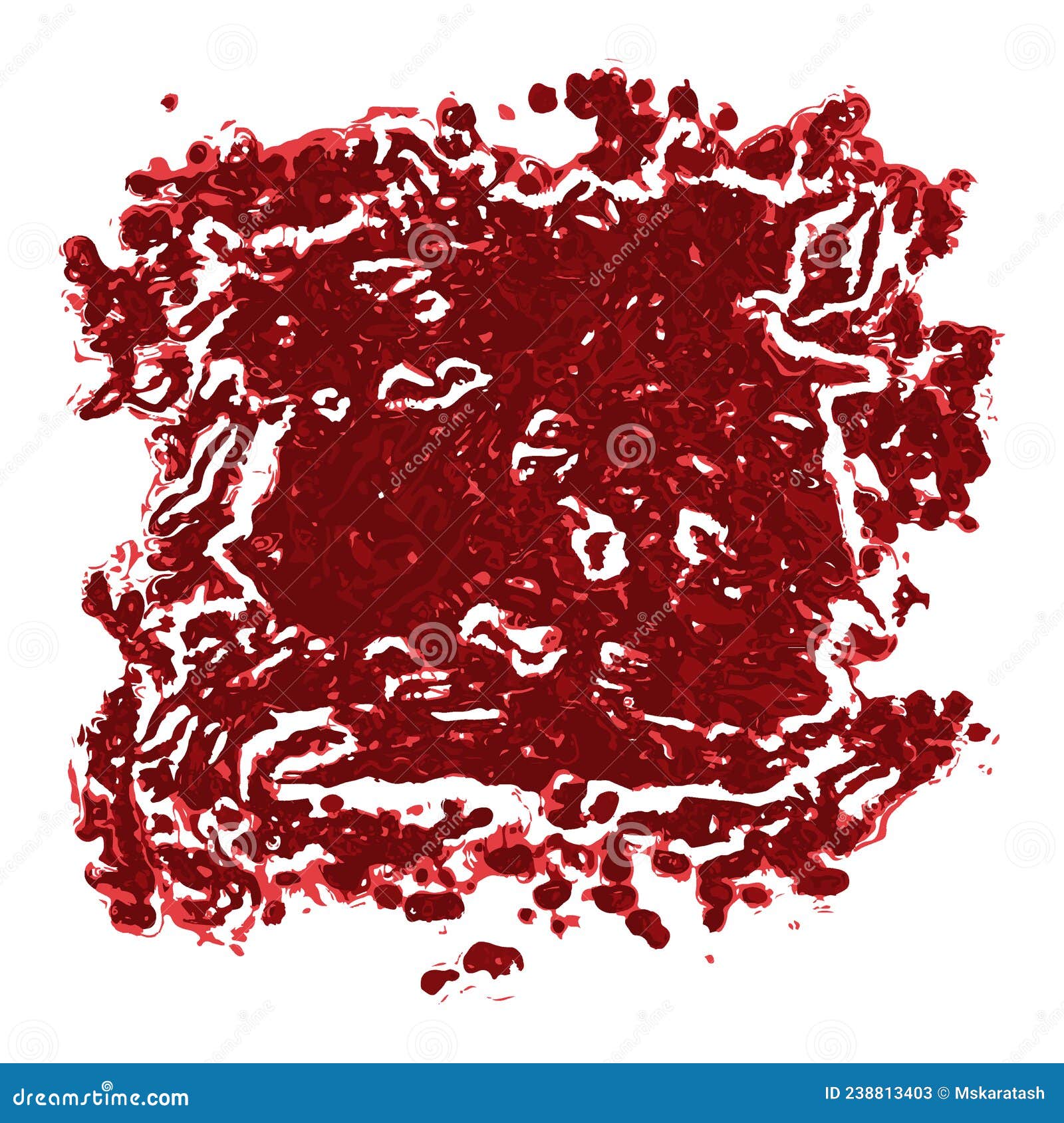 Red Blood Drop Pattern Vector for Textile Print and Decoration Stock ...