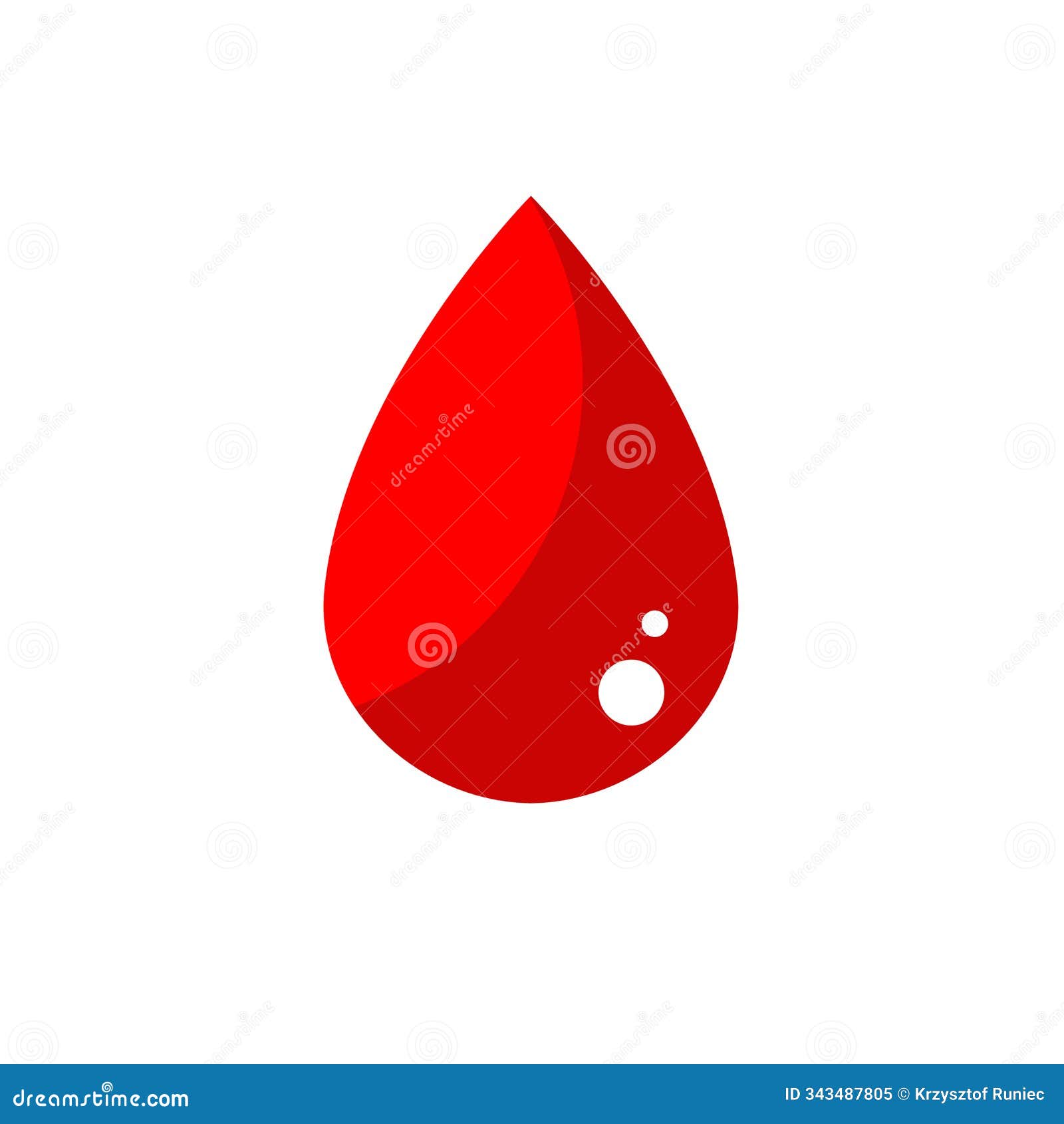 Red Blood Drop - Vector Icon Stock Vector - Illustration of hospital ...