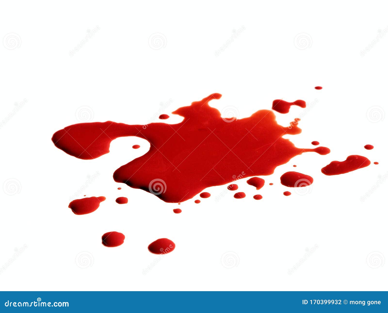 Red Blood Drop on a White Background Stock Photo - Image of drop, white ...