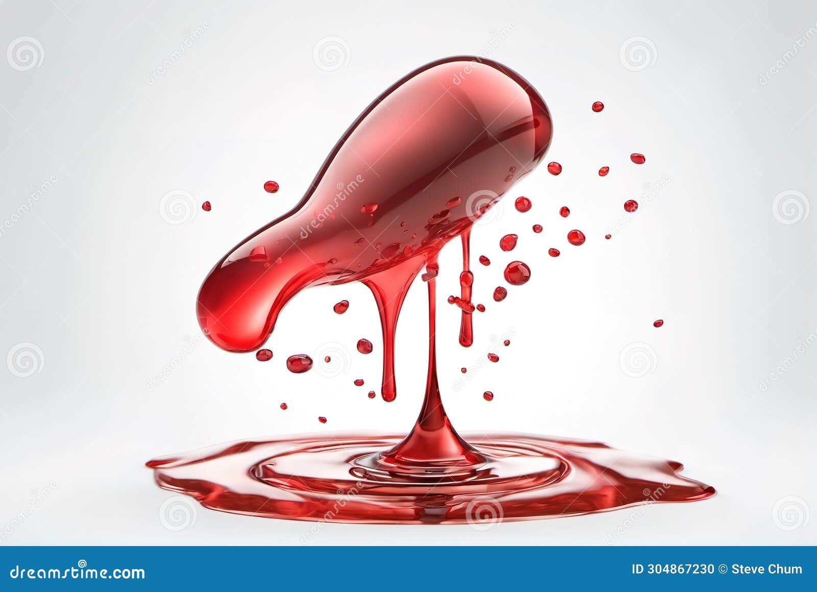 Red Blood Drops Bleeding Background Stock Illustration - Illustration ...