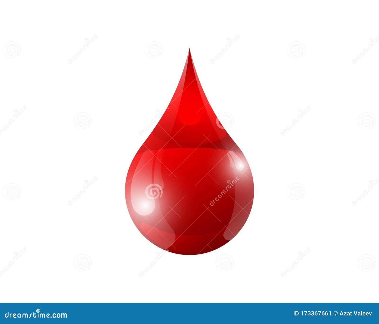 4 Blood Liquid Drop Interconnect In Circular Form And One Is Represent ...