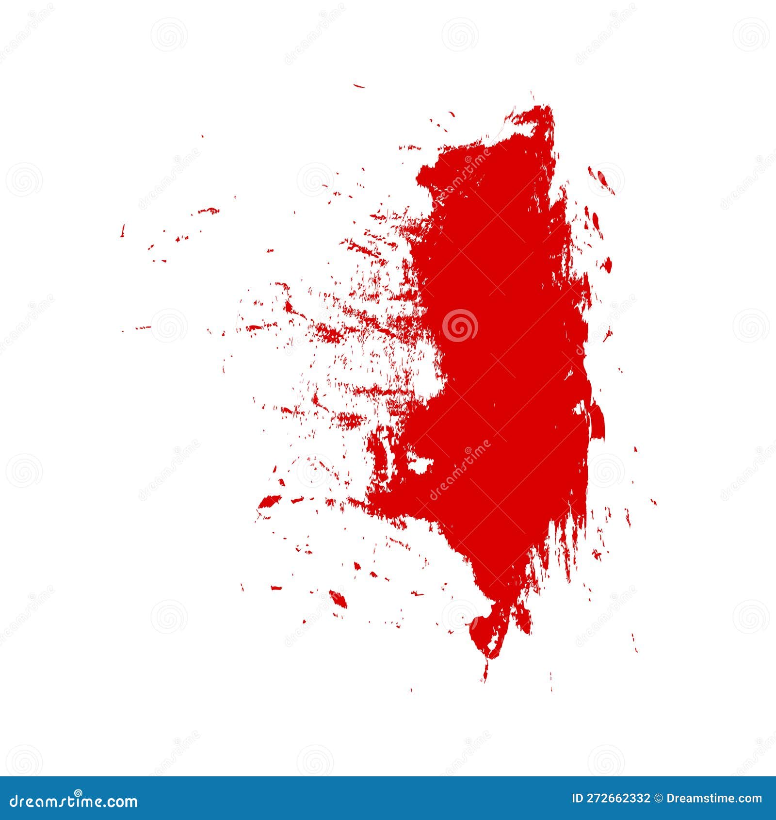 Red Blood Shape Object Illustration. Stock Vector - Illustration of ...