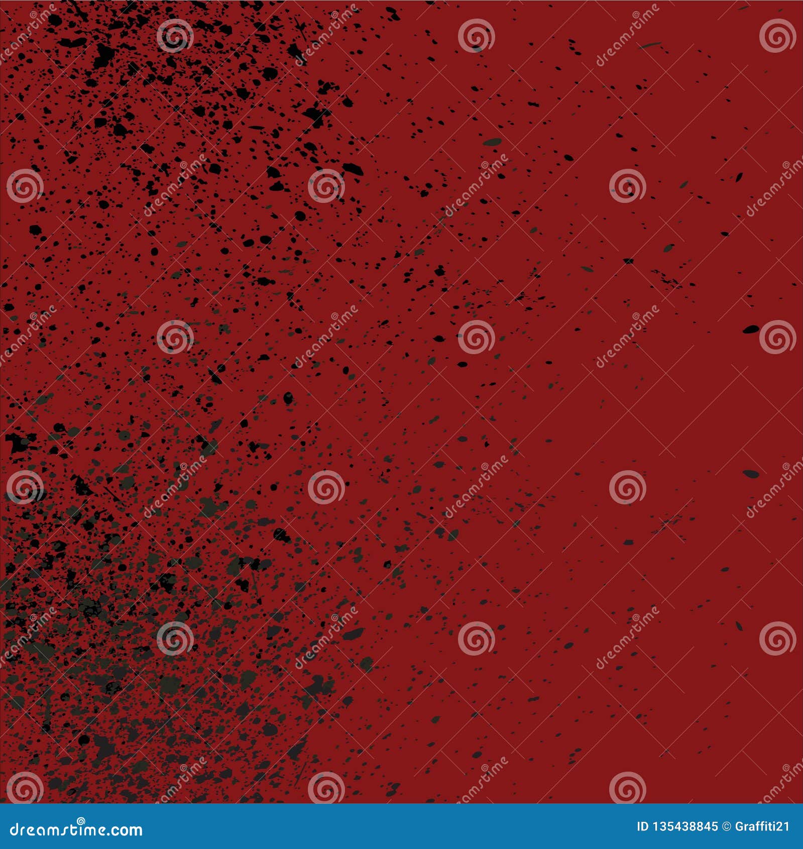 Red Blood Splatter Background With Dribble Effect Cartoon Vector ...
