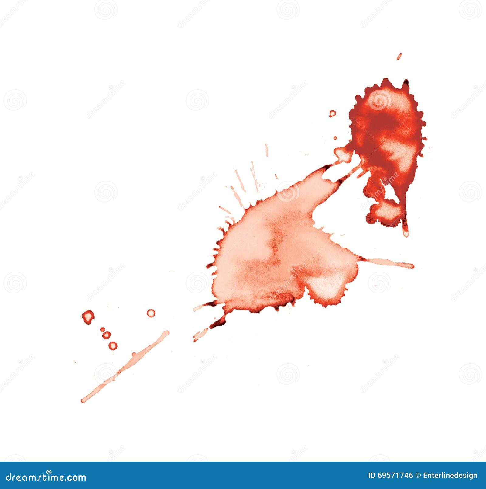 Red Blood Splatter With Blades Stock Photo | CartoonDealer.com #26556126