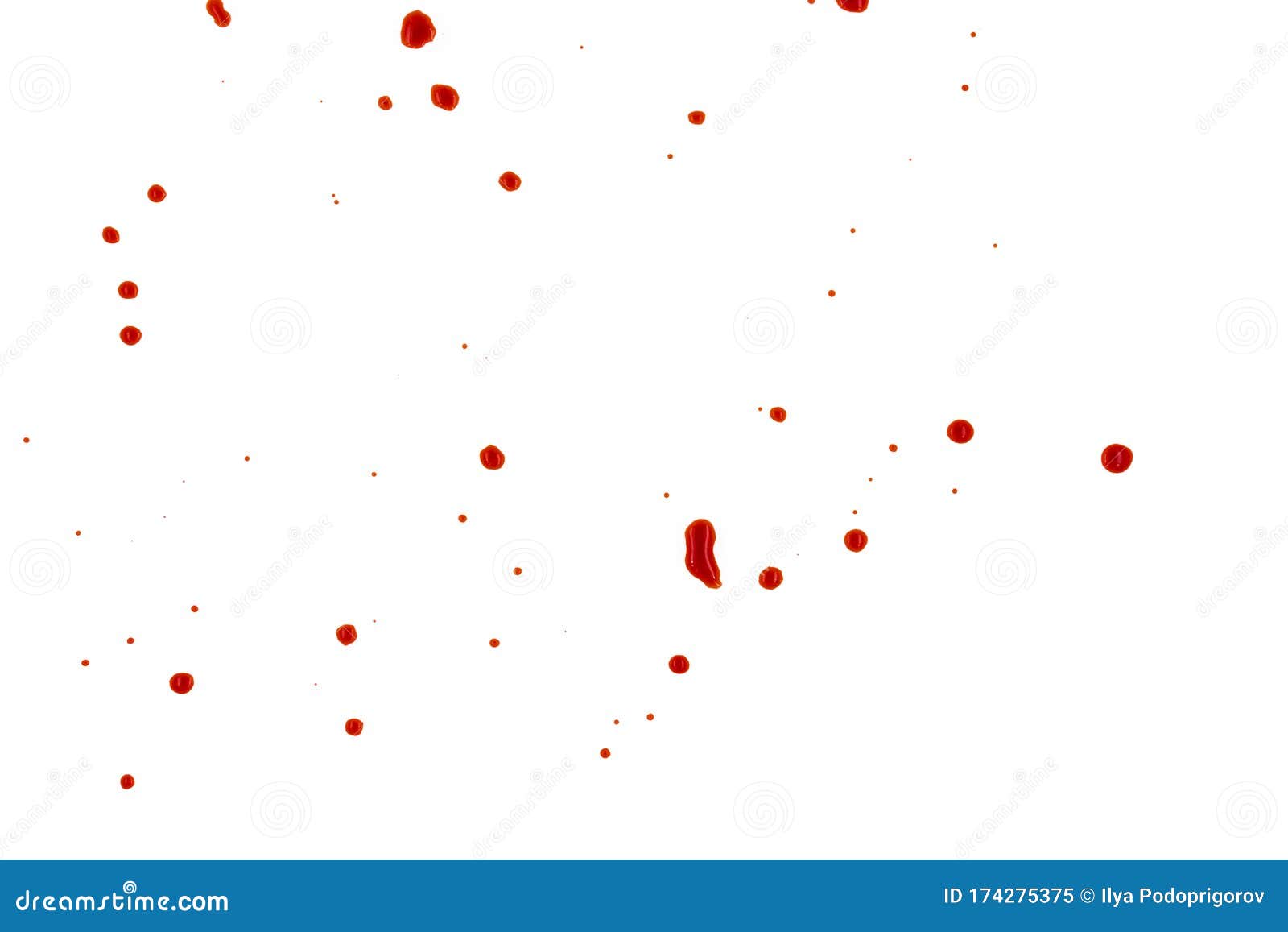 Red Blood Splattered on White Background, Texture Stock Image - Image ...