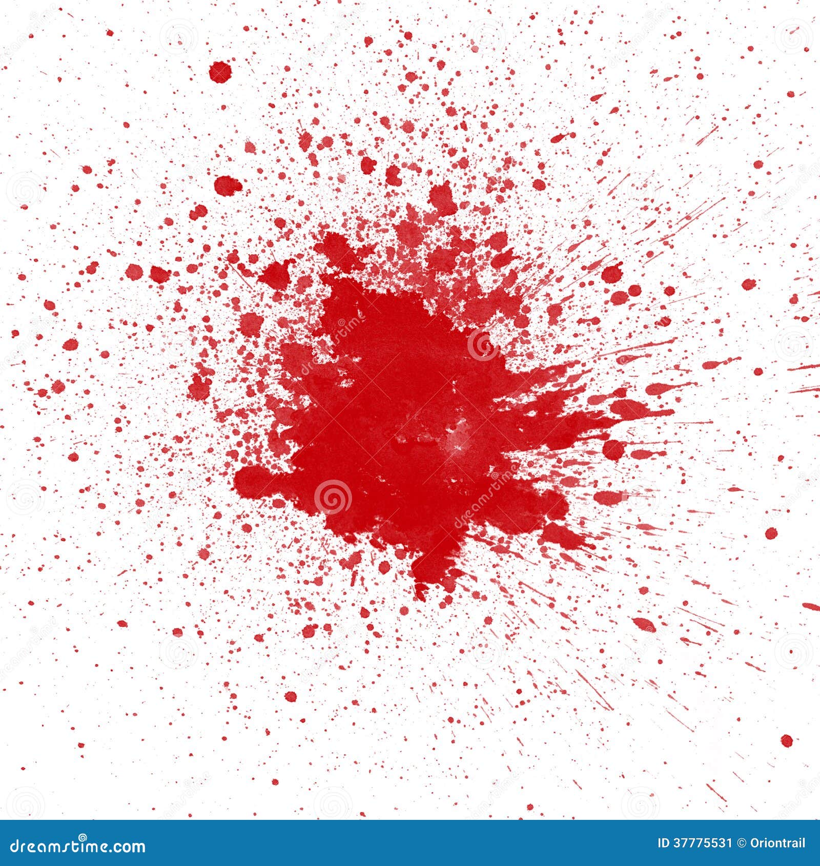 Red Blood Stain on White Background Stock Illustration - Illustration ...