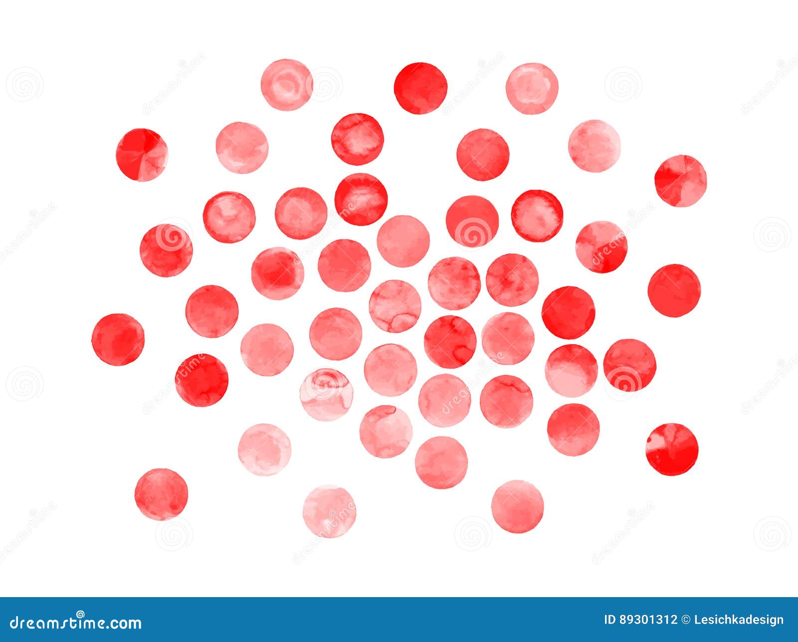 Red Blood Vector Circles Set Stock Vector - Illustration of color ...