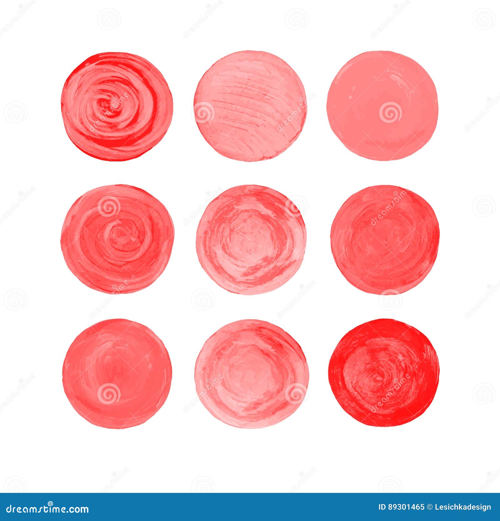 Red Blood Vector Circles Set Stock Vector - Illustration of drop ...