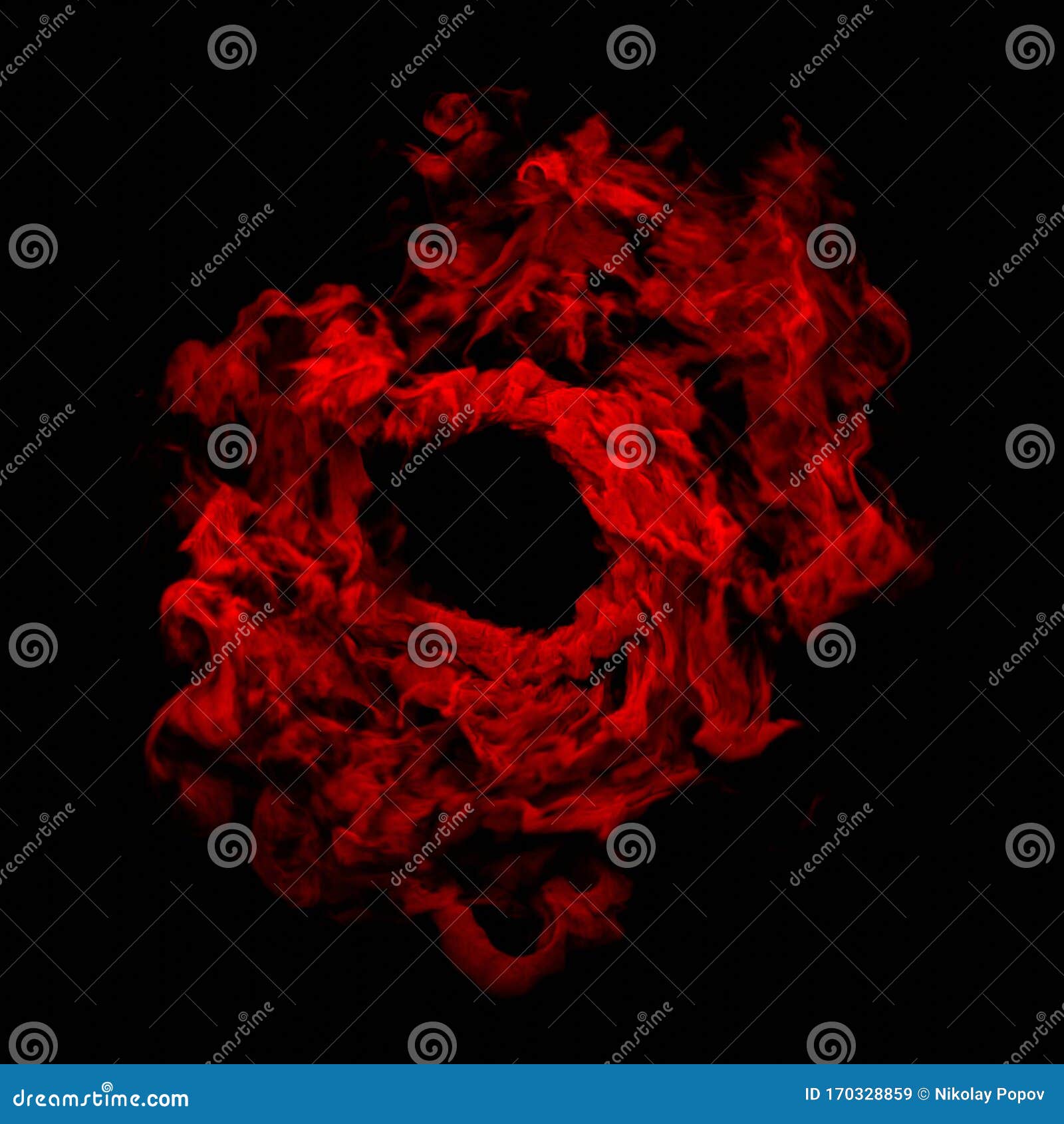 Red bloody smoke stock image. Image of colorful, circle - 170328859