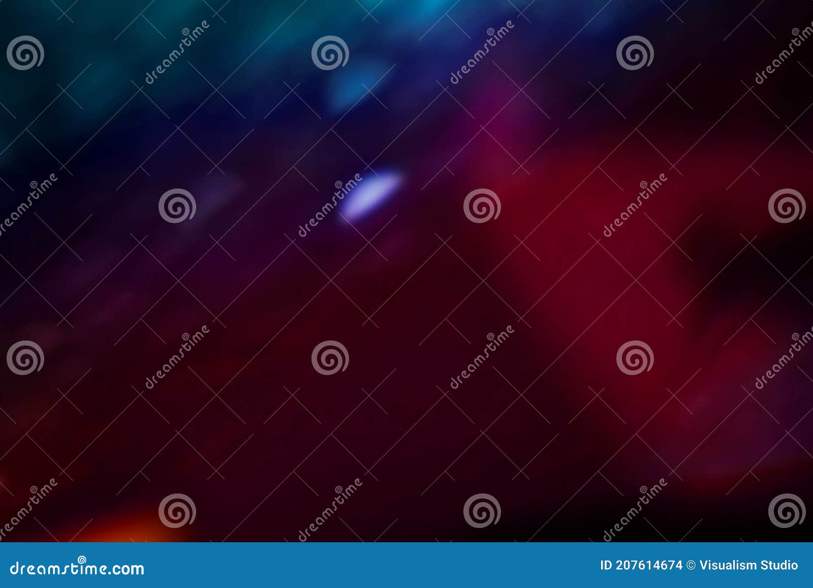 Red And Blue Abstract Blank Light Leaks Grained Shine Texture With ...