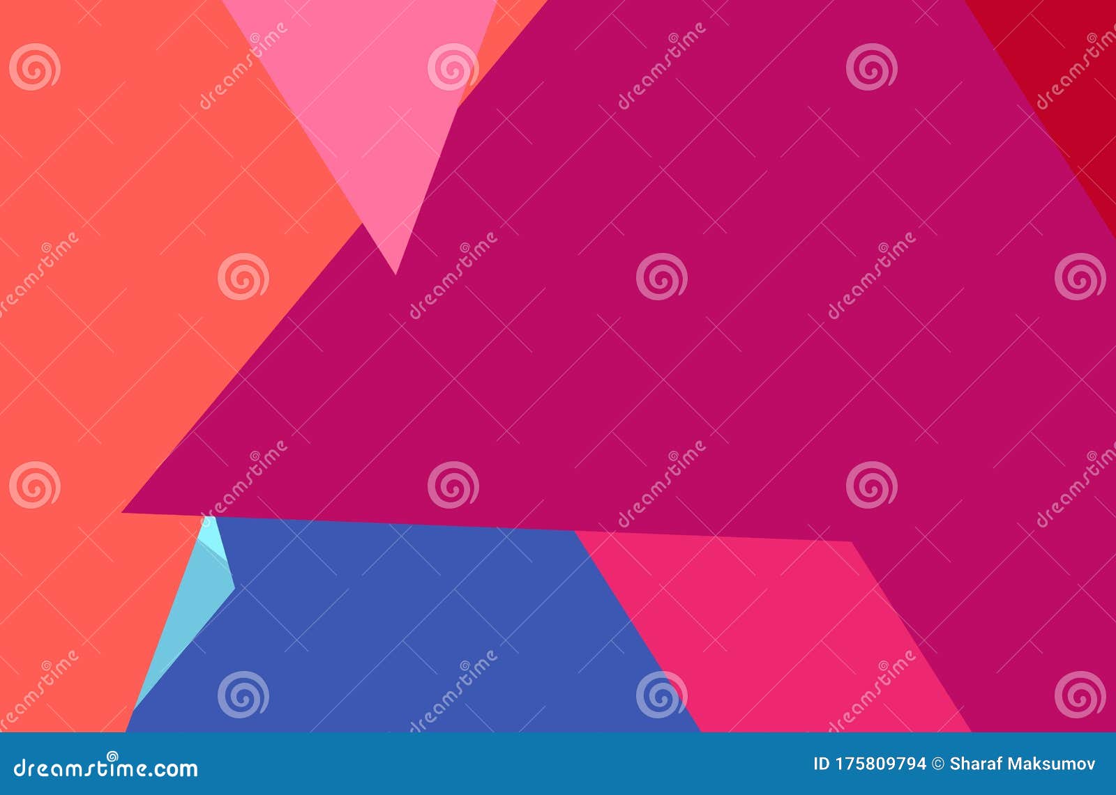 Red and Blue Abstract Vector Background. Simple Pattern. Stock ...