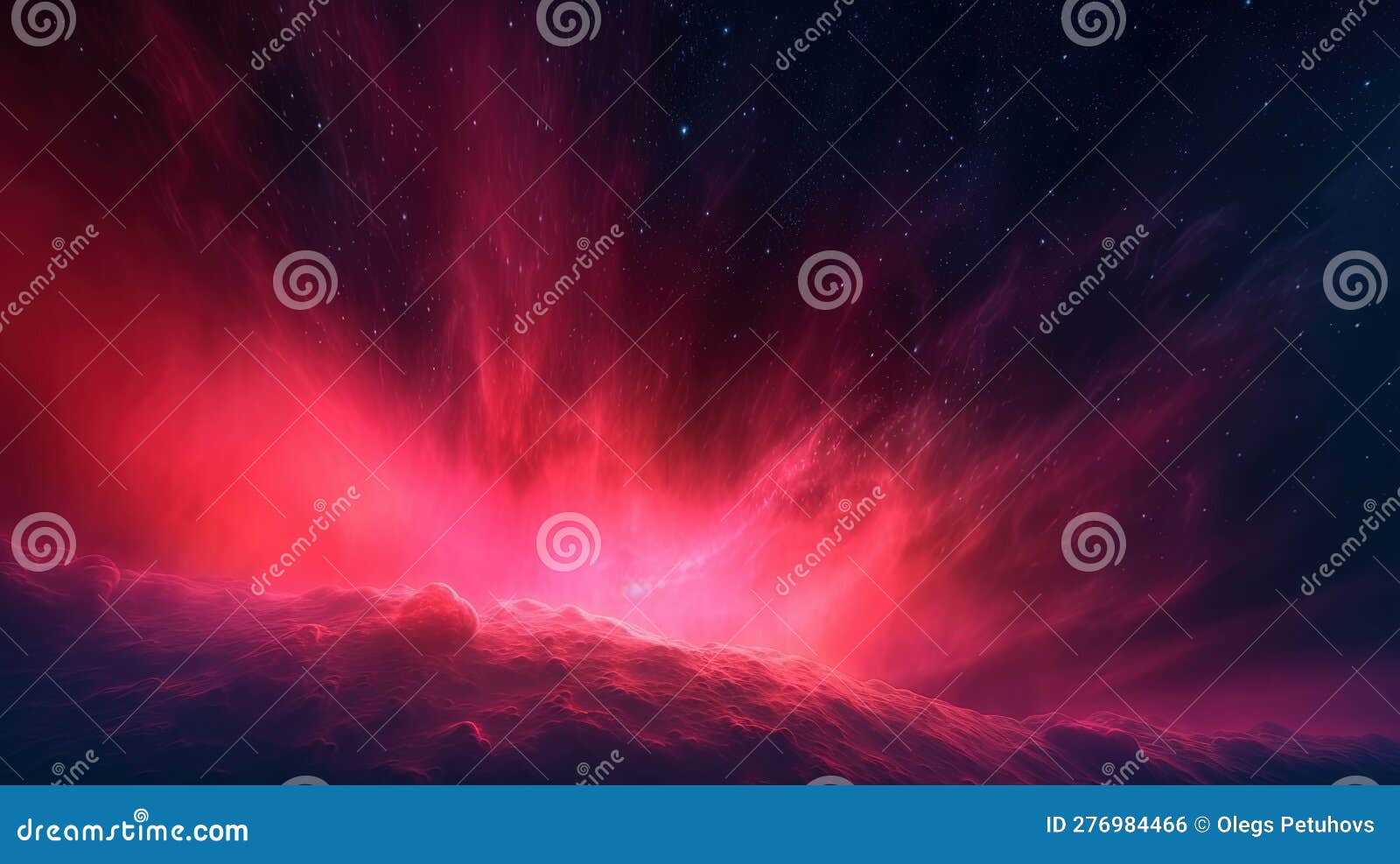 A Red and Blue Background with Stars and Clouds in the Sky Stock ...