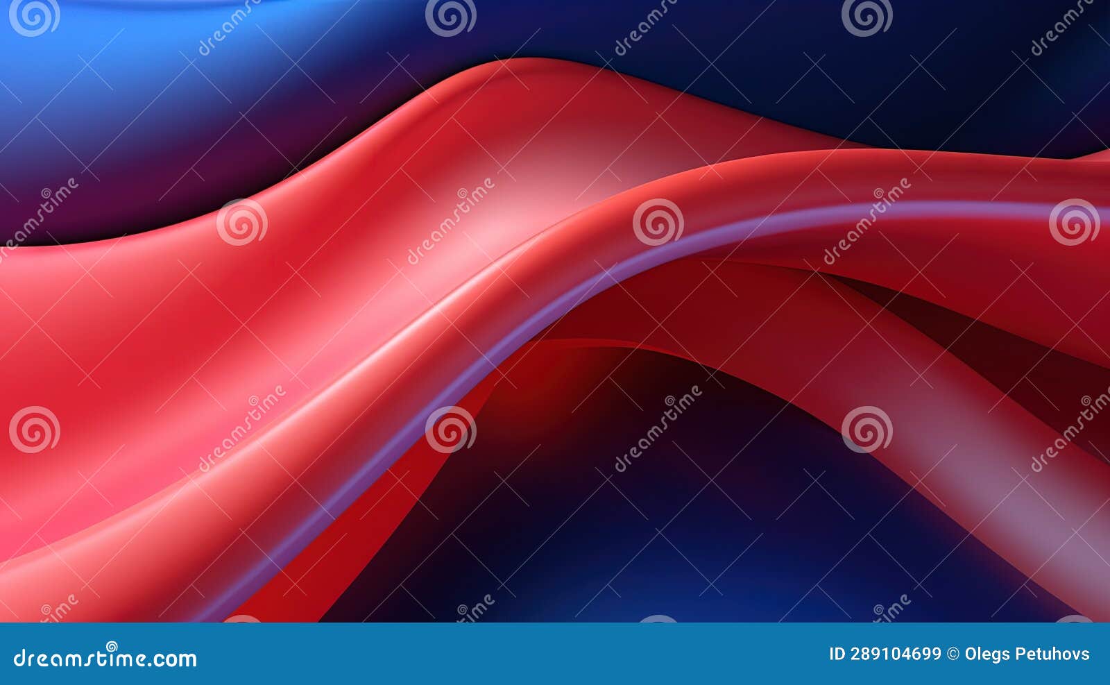 A Red and Blue Background with a Wavy Design on it Stock Illustration ...