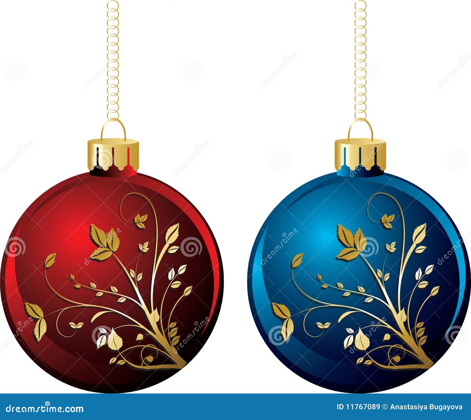 Red and blue balls stock vector. Illustration of balls - 11767089