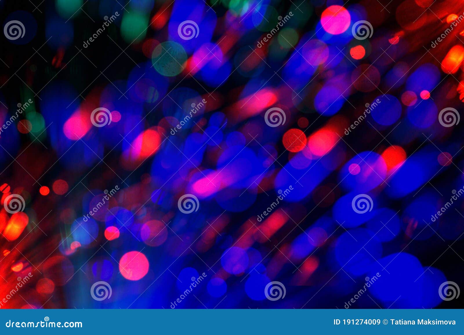 Red Blue Bokeh Effect Background Stock Image - Image of light, glamour ...