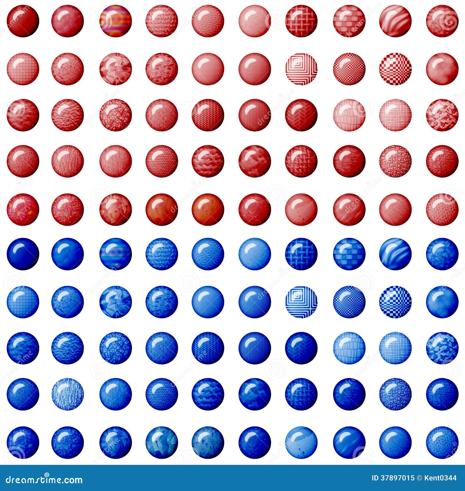 Red and blue buttons stock illustration. Illustration of computer ...