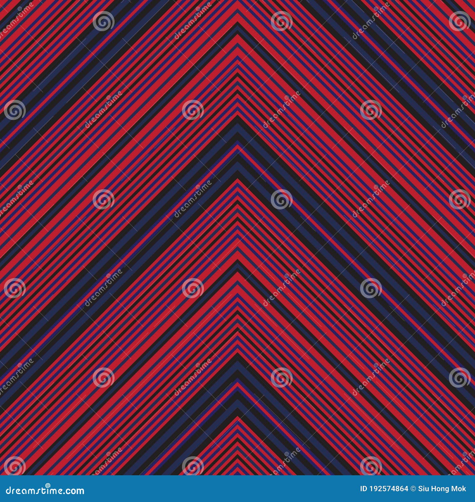 Red and Blue Chevron Diagonal Stripes Seamless Pattern Background Stock ...